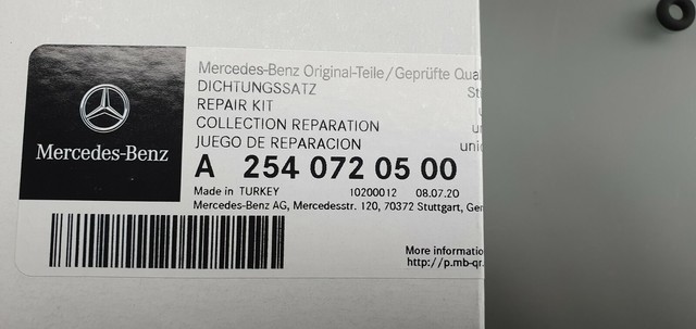 Originale Mercedes-Benz 254 Repair Kit Reperatur Satz Dichtungssatz ...
