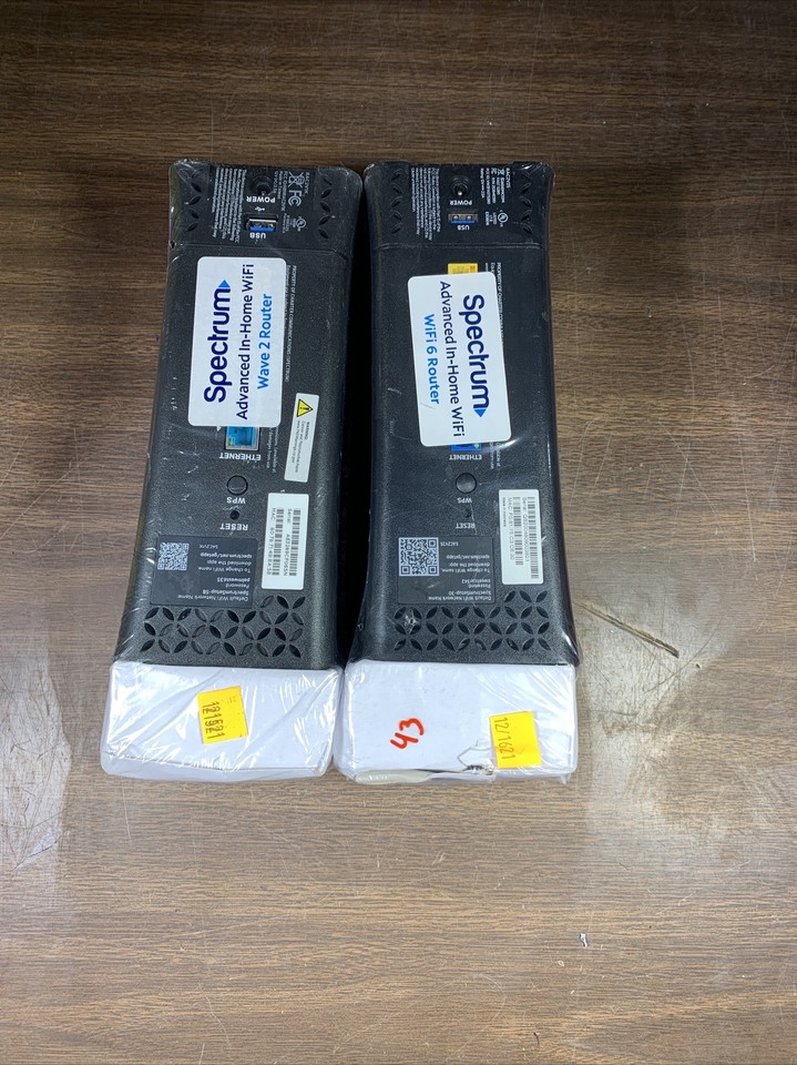 LOT OF 2 SPECTRUM CABLE MODEM & WIRELESS WIFI ROUTER SAC2V2S RAC2V2S | eBay