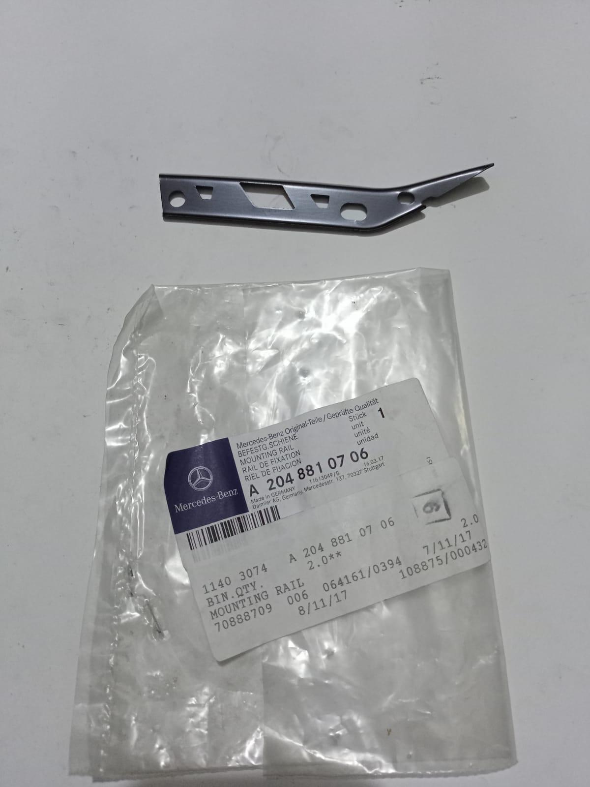 New OEM 2012-15 MERCEDES C-Class Front Bumper Left Mounting Rail # ...