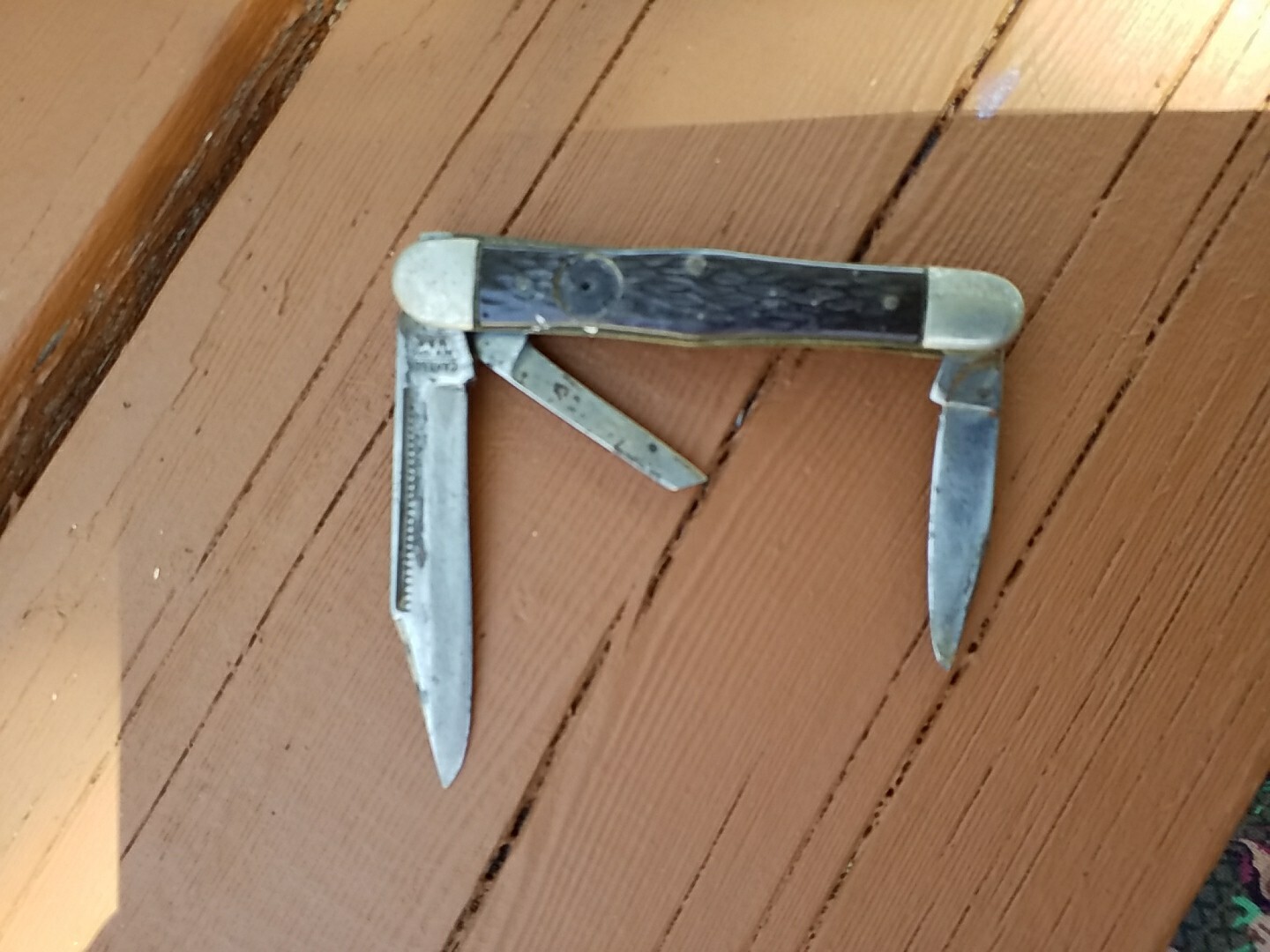 Vintage Camillus NY USA Boy Scout Eagle Camp 3 BLADE Pocket Knife | eBay