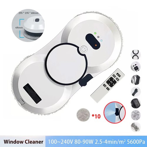 Spray Electric Window Cleaning Robot Anti-fall Remote Control Vacuum ...