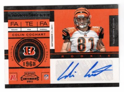 Colin Cochart 2011 Playoff Contenders Autograph RC #120 | eBay