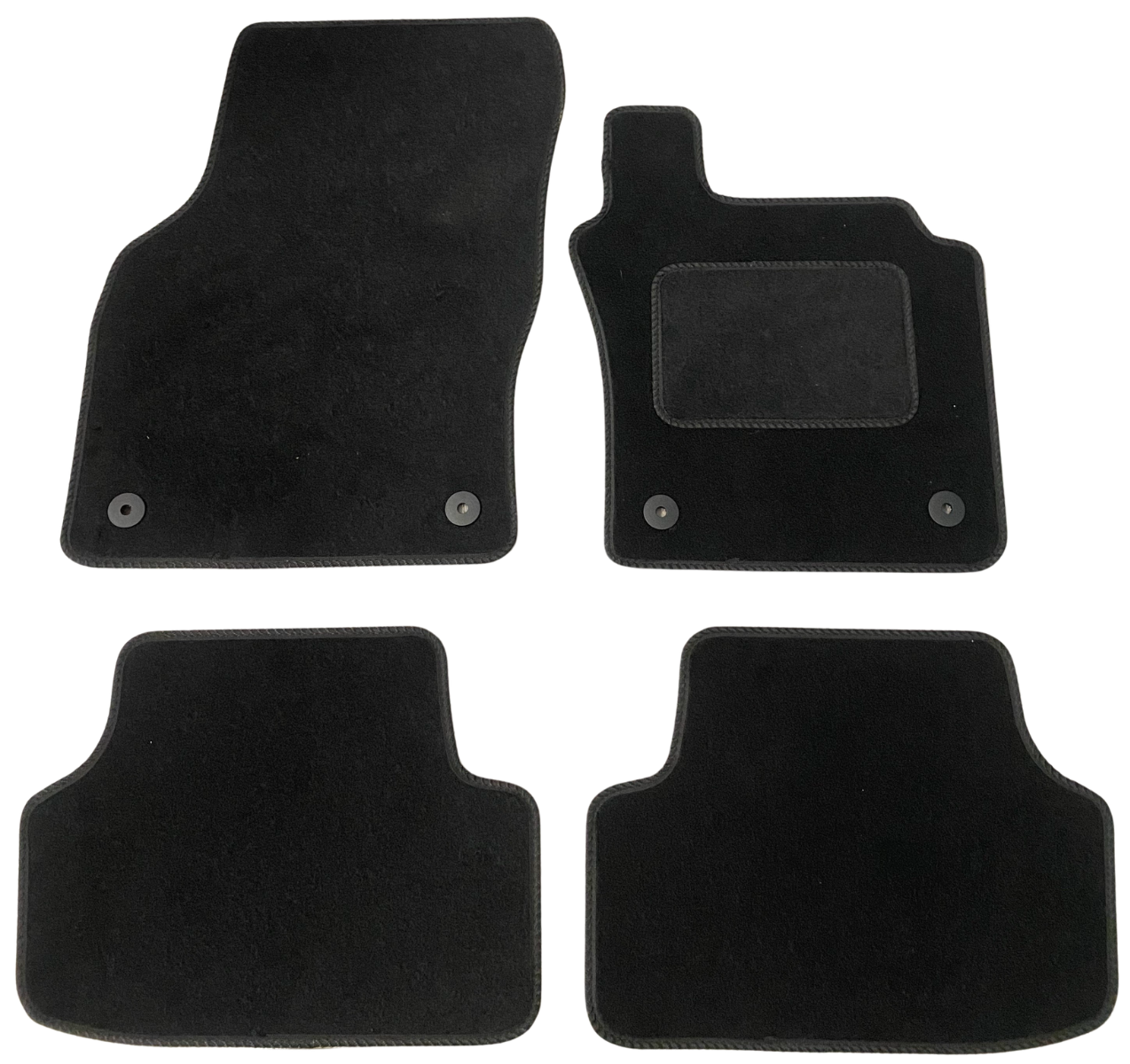 Fits VW Golf Mk7 2013-2020 Tailored Carpet Car Mats Black 4pcs Floor ...