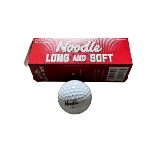 Noodle Long And Soft The Original 1 Pack of 3 Golf Balls White New ...