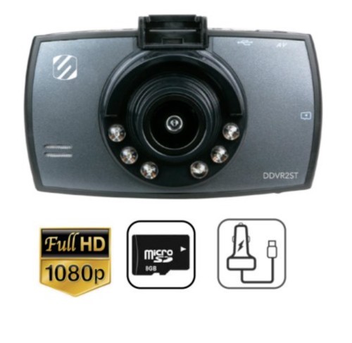 BRAND NEW Scosche HD DVR Dash Cam DDVR2ST 1080p HD 2.4" 4GB Night ...