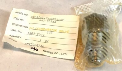 NOS NEW Nikkiso Flow Control Pressure Oil Compensated Valve KK | eBay
