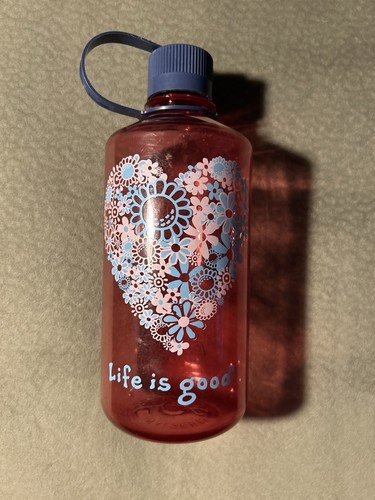 Discontinued 32oz Nalgene - Life Is Good Water Bottle | eBay