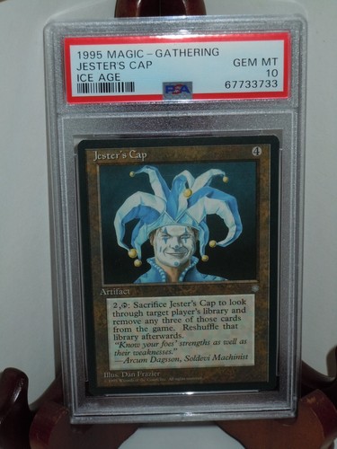 1995 Magic The Gathering ICE AGE Jester's Cap PSA 10 GEM MINT POP 8 | eBay