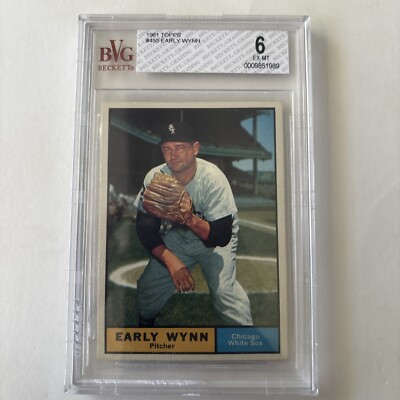 1961 Topps Early Wynn BVG 6 HOF | eBay