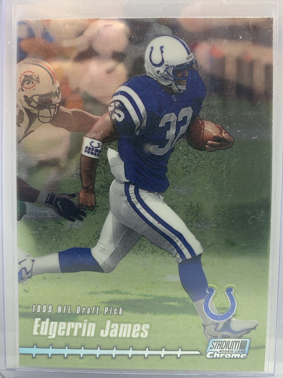 Edgerrin James Colts Rookie Card Lot (6) Bowman Stadium Club Edge Prism ...