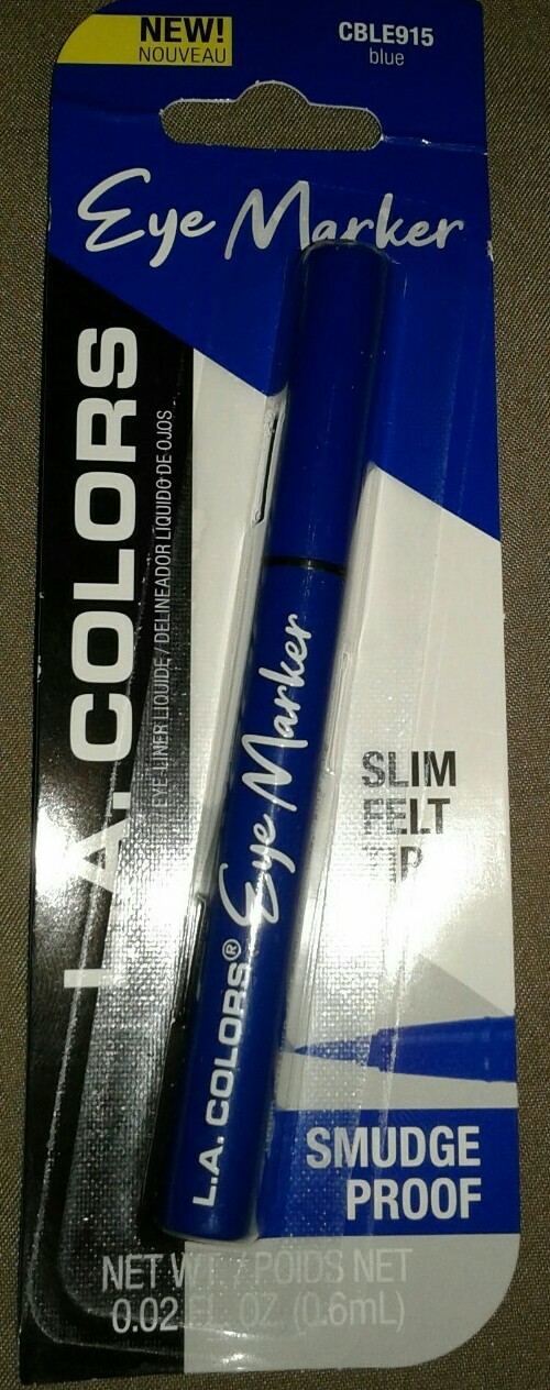 LA Colors Smudge Proof..Eye Marker Blue Color.. Skin Felt Tip New ...