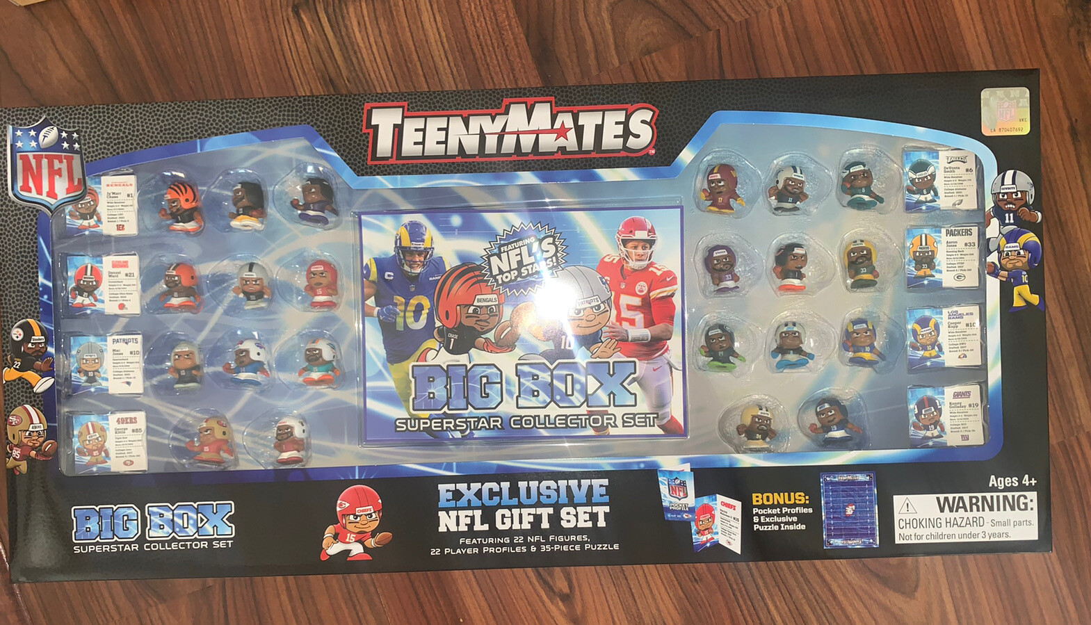 TeenyMates TM32C1 NFL Gold Box Superstar Action Figure Collector Set ...