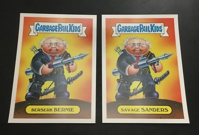 Rare Senator Bernie Sanders Garbage Pail Kids Topps Wall Art 10x14 GPK ...