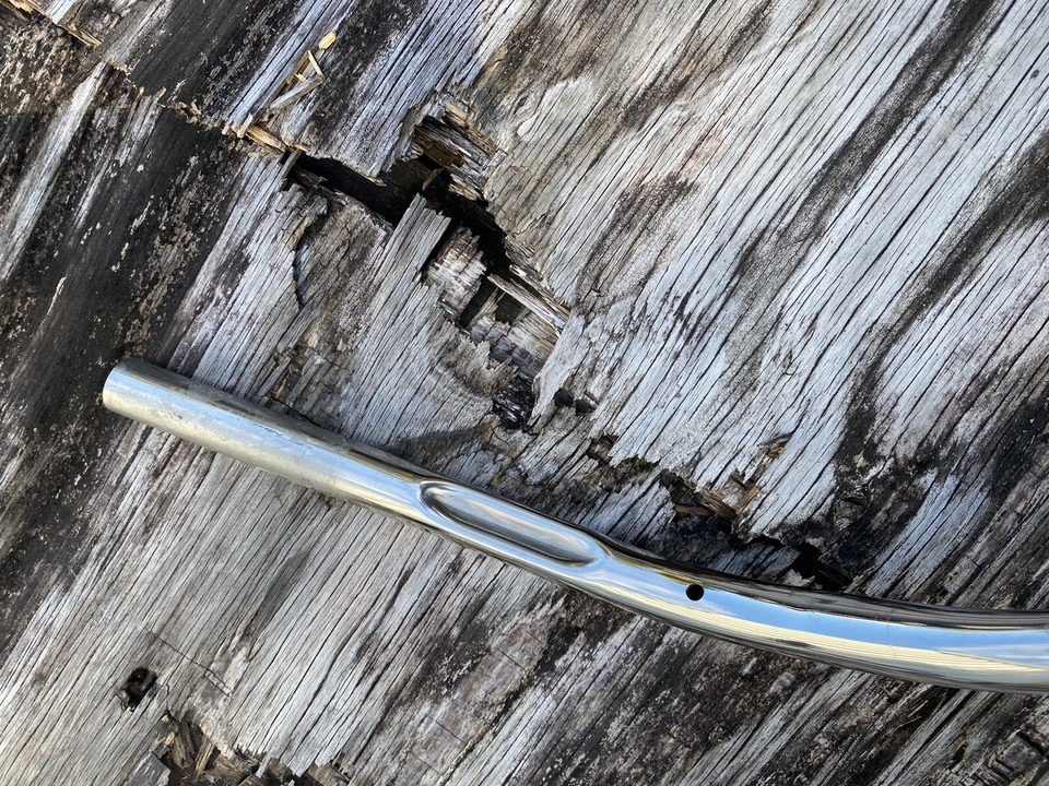 1" Harley Stainless Steel Nostalgic Handlebars Custom Chopper | eBay