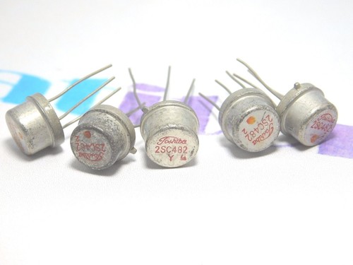 2SC482 / TRANSISTOR / TO5 / 4 PIECES WITH SHORT LEADS / 5 PIECES (qzty ...