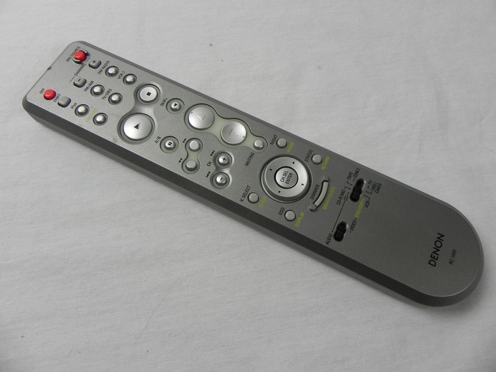 Denon RC-1048 Remote Control For AV Receiver RC-1050 RC-1048 RC-1043 ...