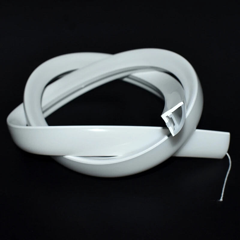 V-Shape Silicone Tube Flexible Waterproof Channel System for LED Strip ...