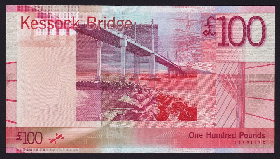 Scotland 100 Pound Banknote 2007 P-128a ZZ Replacement Note | eBay