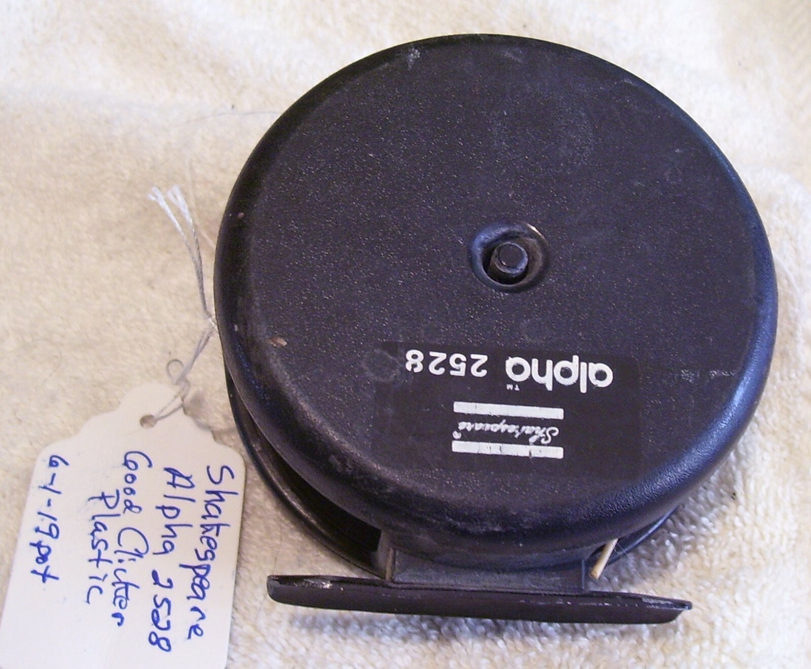 VINTAGE SHAKESPEARE ALPHA 2528 FLY REEL 09/05/19P GOOD CLICKER PLASTIC ...