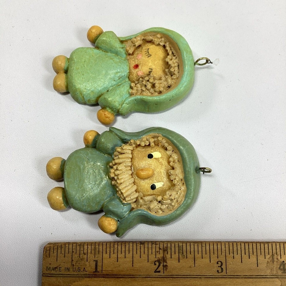 Rutter Nativity Ornament Painted Clay Art Set 8 Pieces New | eBay