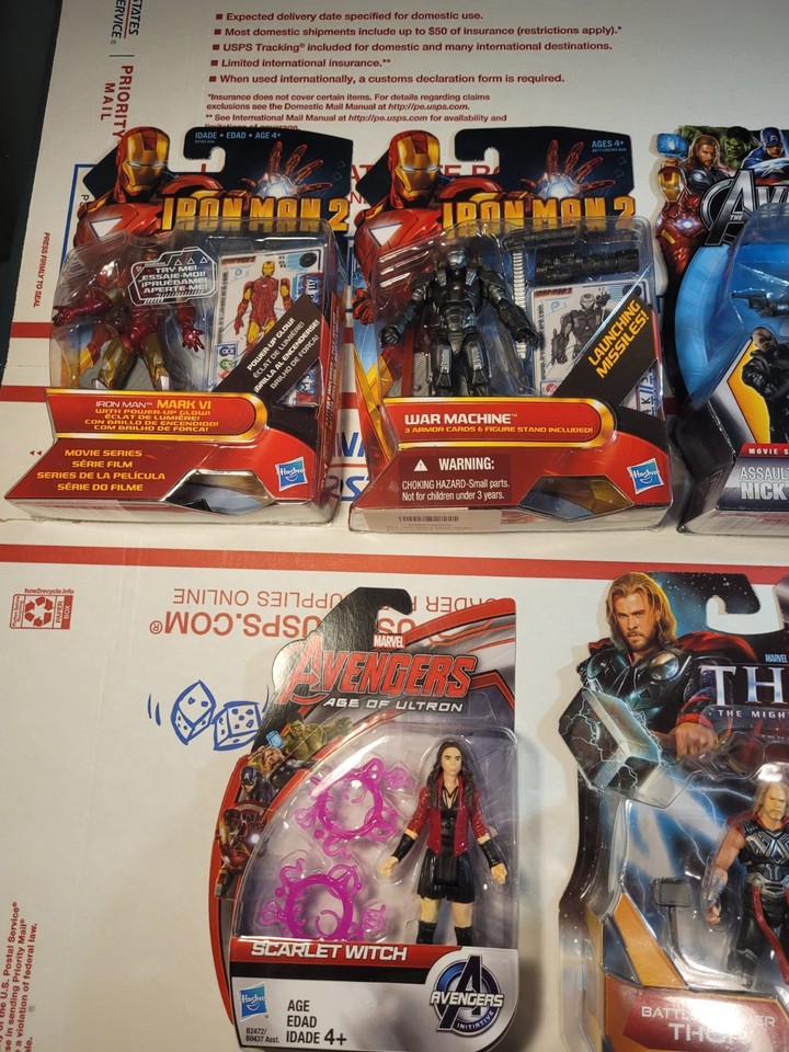 Marvel Universe Avengers Iron Man MCU 3.75 Lot - 9 Figures - 2010's ...