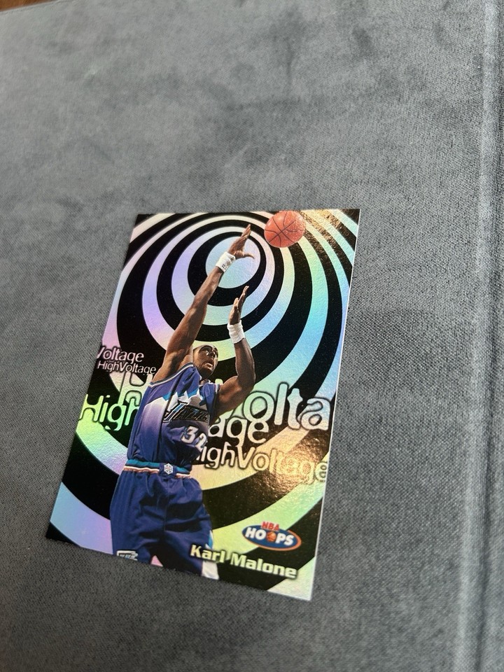 1997-98 NBA Hoops - High Voltage Karl Malone #20HV | eBay