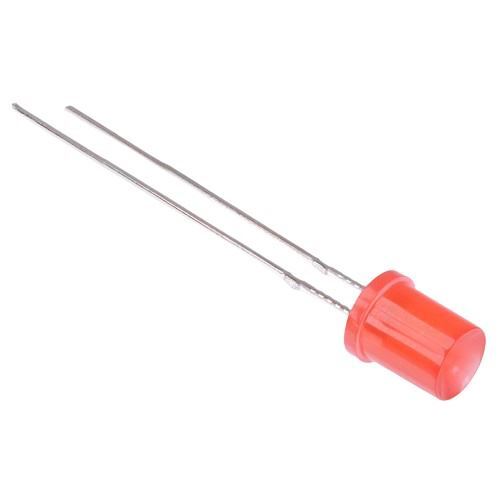 10 x Red 5mm Concave Diffused LED 50mcd 140° | eBay