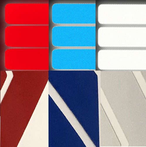 Reflective Chevrons Strips X 2 Self Adhesive Stickers Bike/ Car /Buggy ...