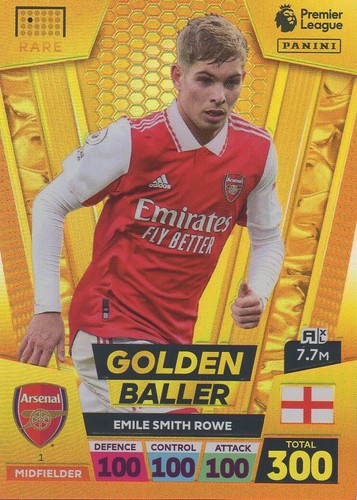 Panini Premier League 2023 Adrenalyn XL cards GOLDEN BALLERS and ...