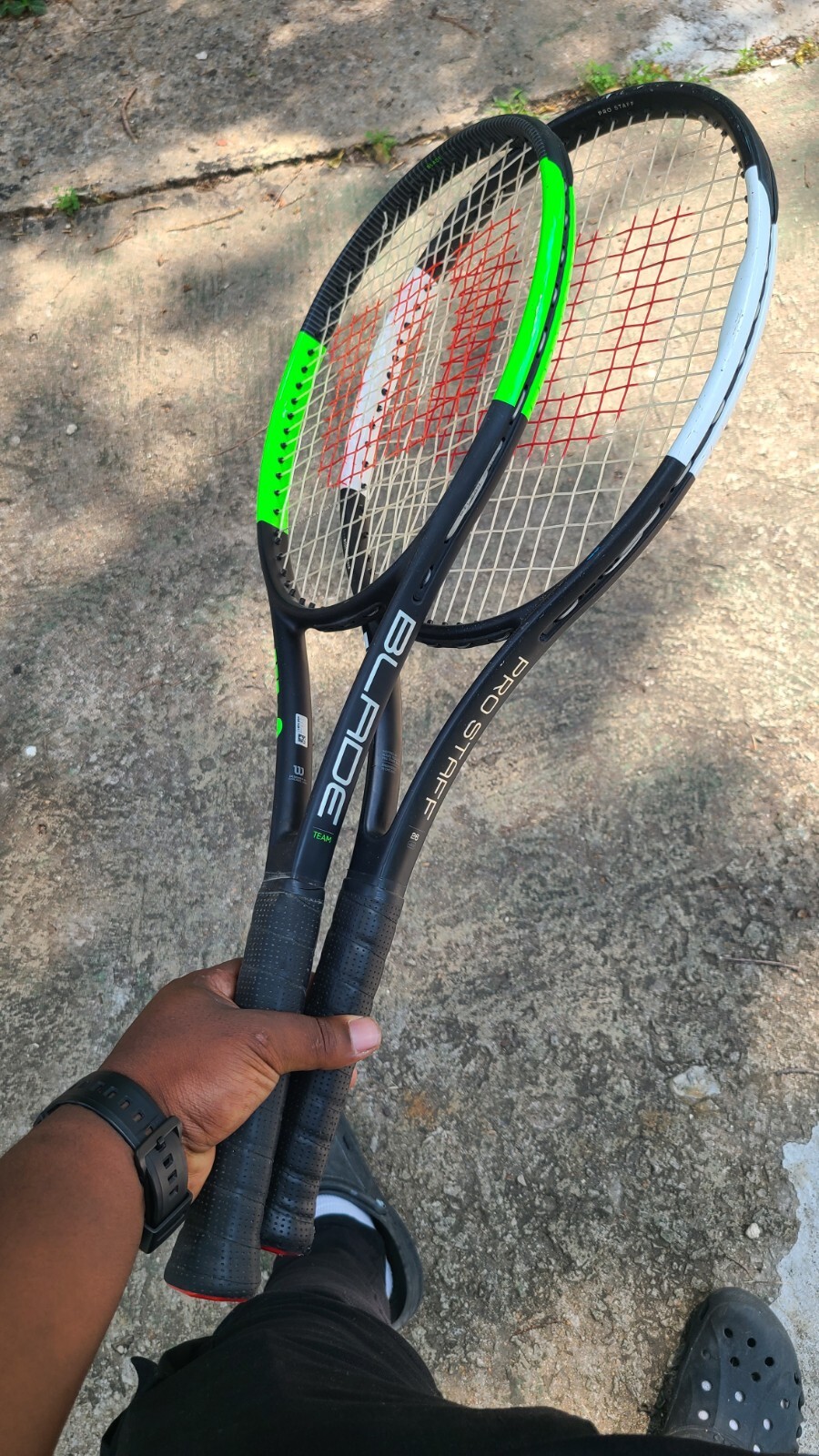 Wilson Pro Staff 97 V13 Tennis Racket (WR043811U) + Wilson BLADE V13 ...
