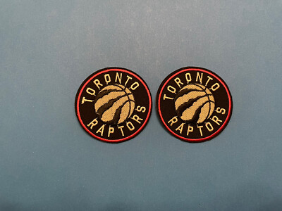 NBA Basketball Team Toronto Raptors Iron/Sew On Badge Patch Set Of 2 ...