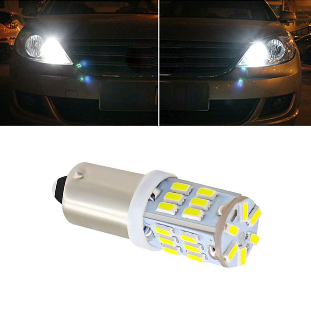 1Pc BA9S 30 SMD 3014 Led Bulb T4W Car Indicator Parking Lamp Turn Light ...