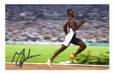 MICHAEL JOHNSON AUTOGRAPH SIGNED PHOTO POSTER PRINT | eBay