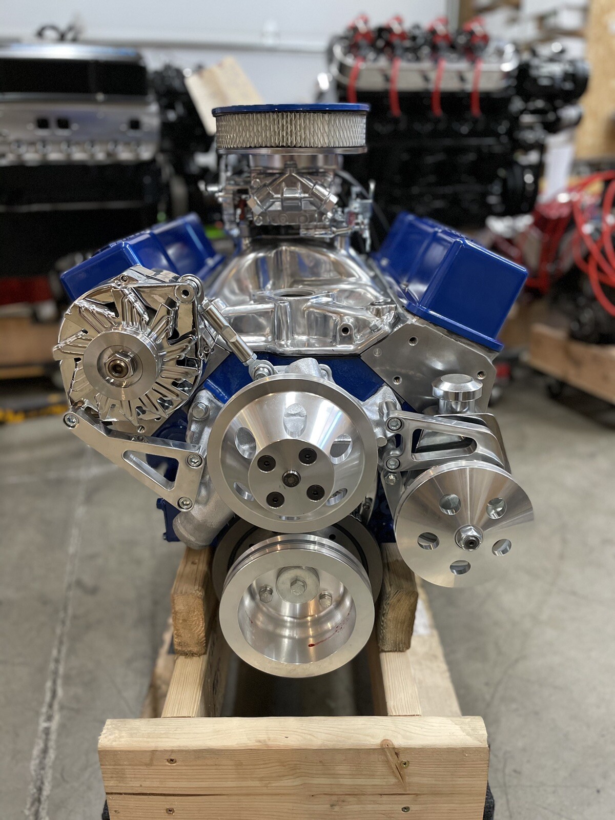 383 STROKER MOTOR 490-525HP Roller TURN KEY AFR Heads CHEVY CRATE ...