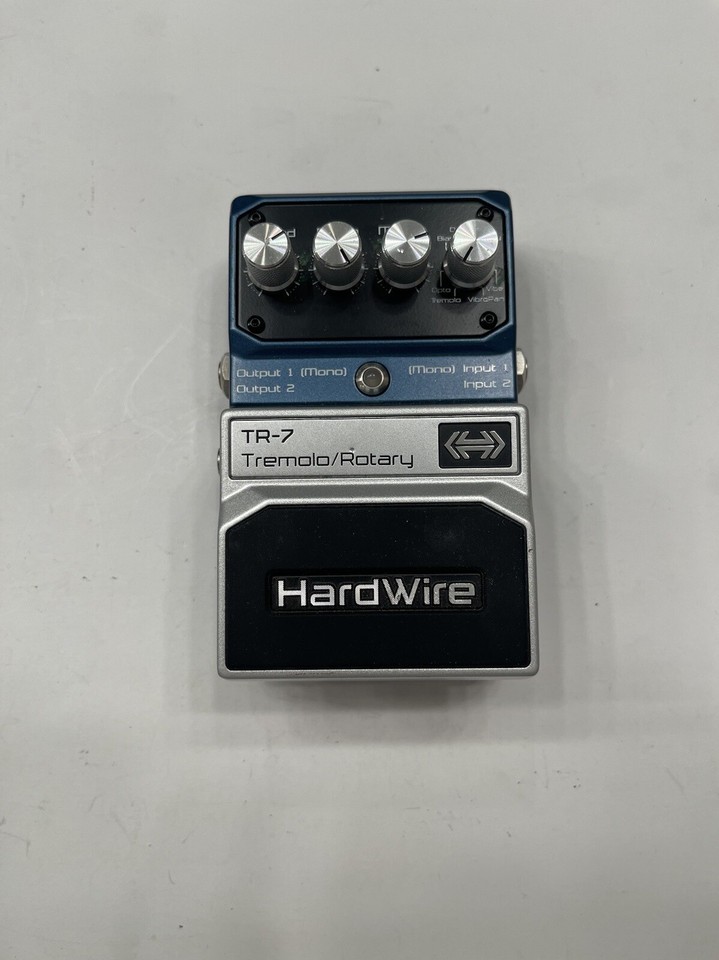 Digitech TR-7 Hardwire Tremolo Rotary Vibrato Stereo Digital Guitar ...