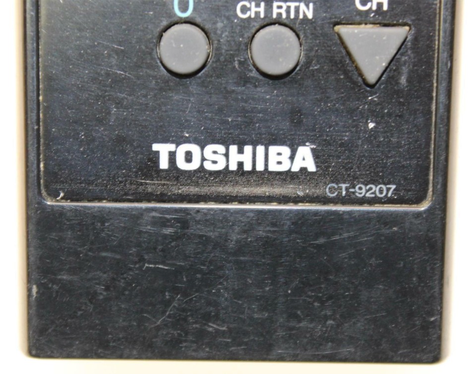 Toshiba CT-9207 TV DVD VCR Remote Control Unit for CF917 C2018 CF928 ...