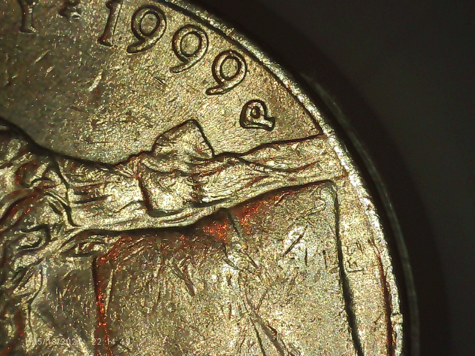 1999-P/P Jefferson Nickel RPM Repunched Mint Mark DDO Doubled Die ...