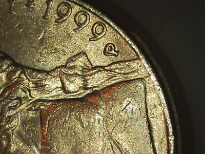 1999-P/P Jefferson Nickel RPM Repunched Mint Mark DDO Doubled Die ...