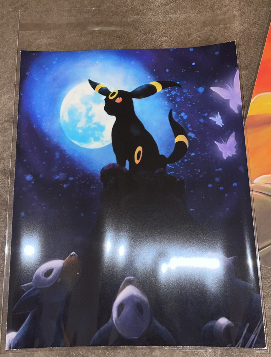 Full Art Umbreon Moonbreon Pokémon Custom Print 13/75 WOTC TCG Poster ...