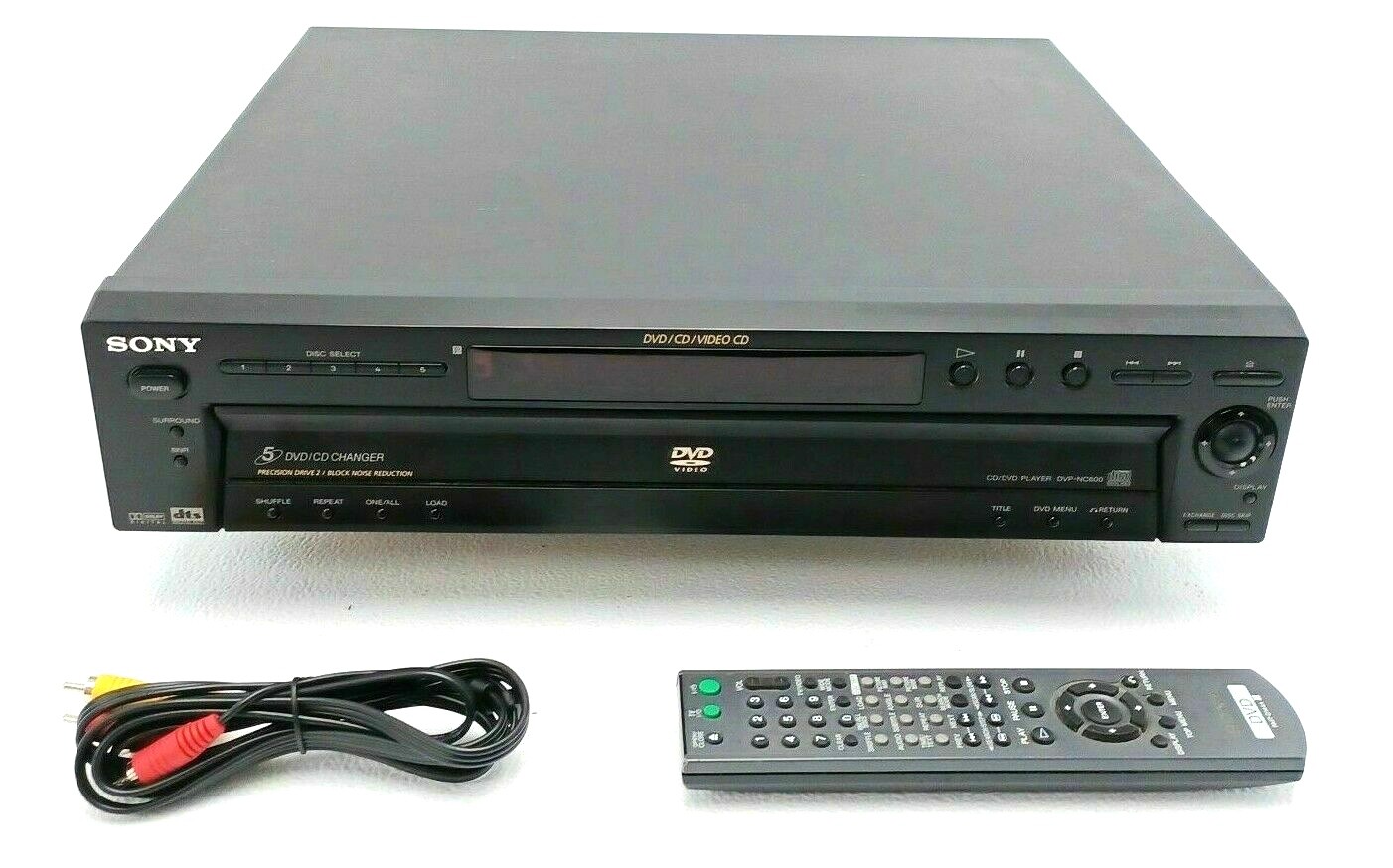 Sony DVP-NC600 5 Disc DVD CD Player/Carousel with NEW Remote & Cables ...