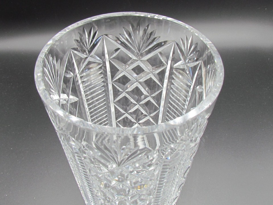 WATERFORD CRYSTAL CLARE 8" FLOWER VASE - SIGNED (11649) | eBay
