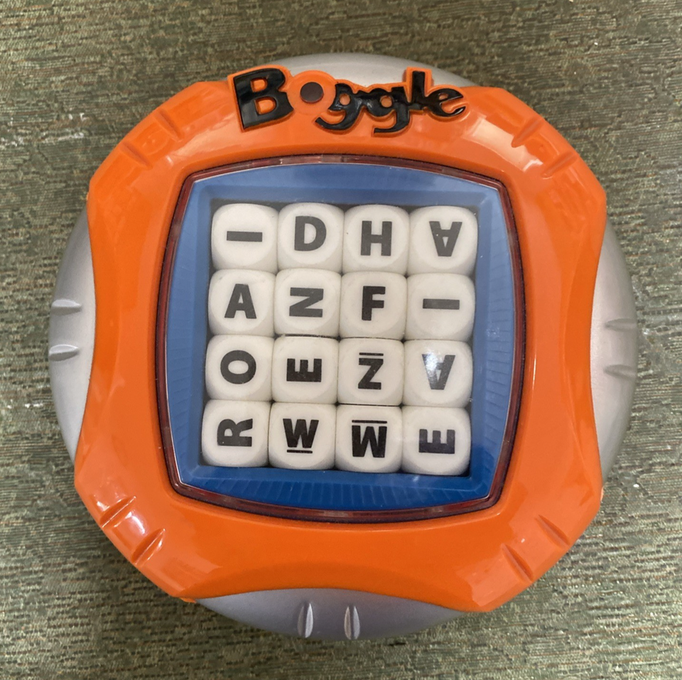 Travel Boggle Electronic Game 2009 Hasbro - Rare Antique - no battery ...