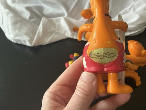 Vintage Kraft Cheesasaurus Rex Bendy Toys | eBay