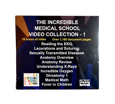 The Incredible Medical School Video Collection 1 DVD-ROM NEW and SEALED ...