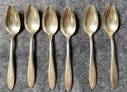 PATRICIAN by COMMUNITY PLATE (Oneida) Silverplate LOT OF SIX 6 1/8 ...