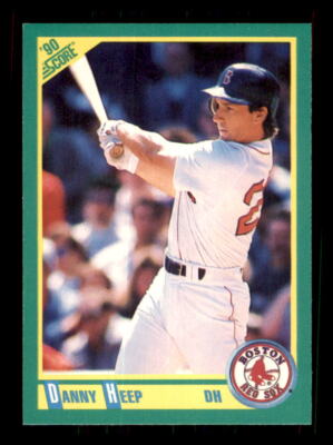 1990 Baseball Score Danny Heep Boston Red Sox #113 | eBay