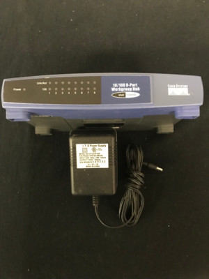 Linksys 10/100 8-port Workgroup hub EFAH08W v3 | eBay