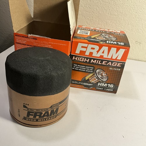 2 FRAM HM16 High Mileage Sure Grip Oil Filters. New | eBay