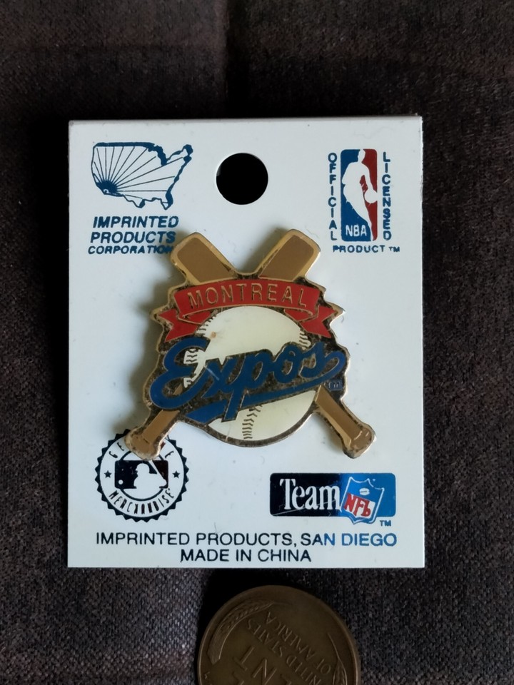 MLB Montreal Expos Defunct Team Logo now Washington Nationals 1990s Pin ...