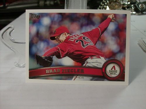2011 Topps Update #US170 - Brad Ziegler - Arizona Diamondbacks 11-1183 ...
